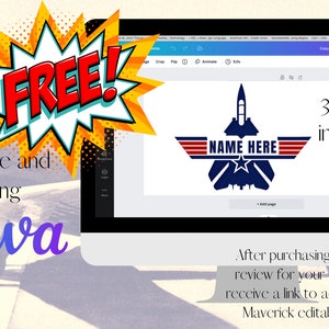 Top Gun Maverick Downloads 4 X 6 High Quality PDF Printables for Party ...