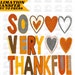 So Very Thankful Thanksgiving Design, Ready to Press Sublimation Print ...