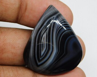 Black Banded Agate - Etsy