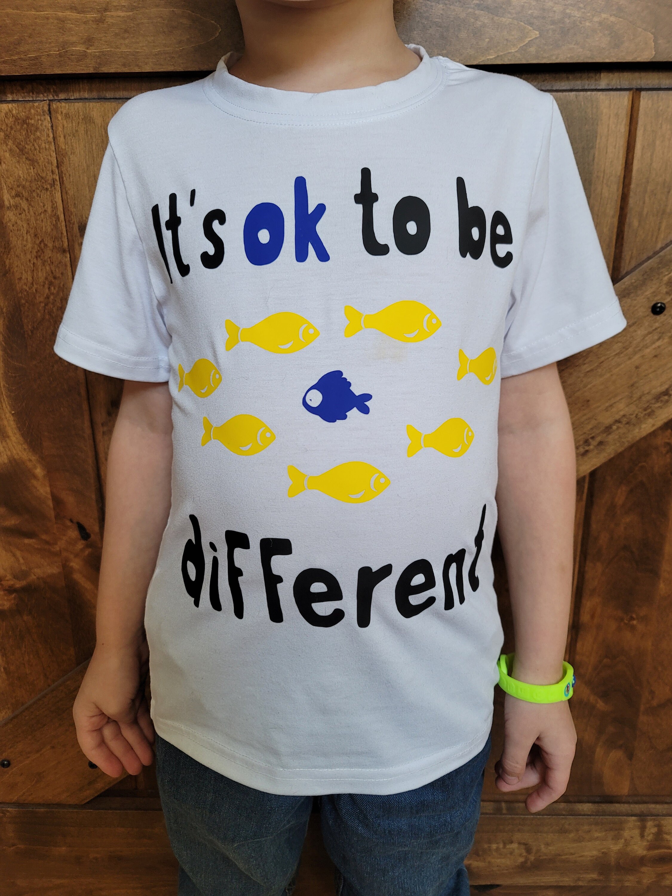 Its OK to Be Different Down Syndrome Fish Youth T-shirt - Etsy