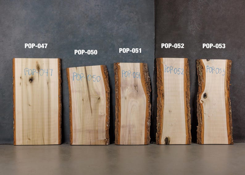 Tulip Poplar Wood Slabs, Live Edge Boards, DIY Woodworking Supplies ...