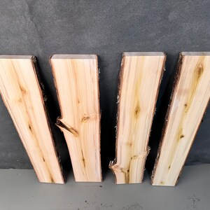 4 Poplar Wood Slabs popset-002, Live Edge Boards, DIY Woodworking ...