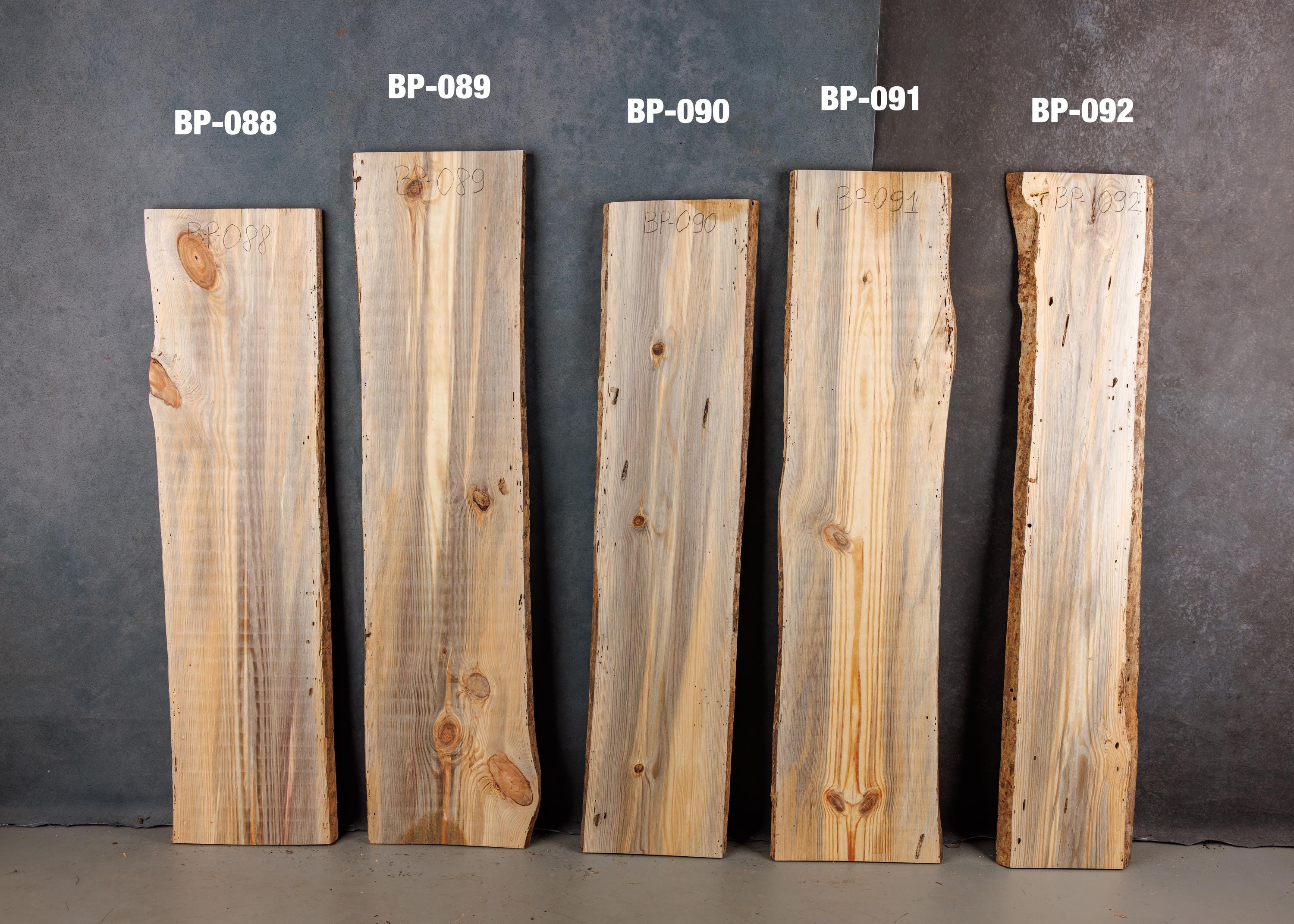 Blue Pine Wood Slabs, Rare Find Rainbow Pine, Live Edge Boards, DIY ...