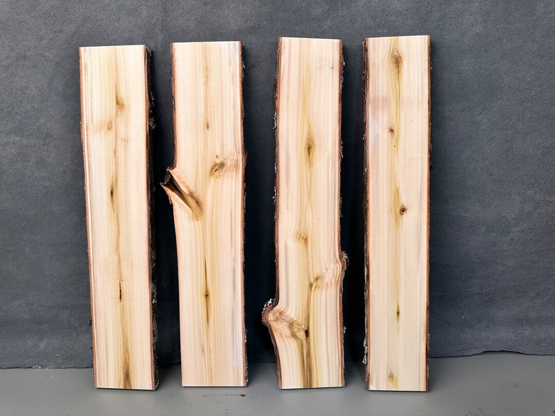 4 Poplar Wood Slabs (popset-002), Live Edge Boards, DIY Woodworking ...