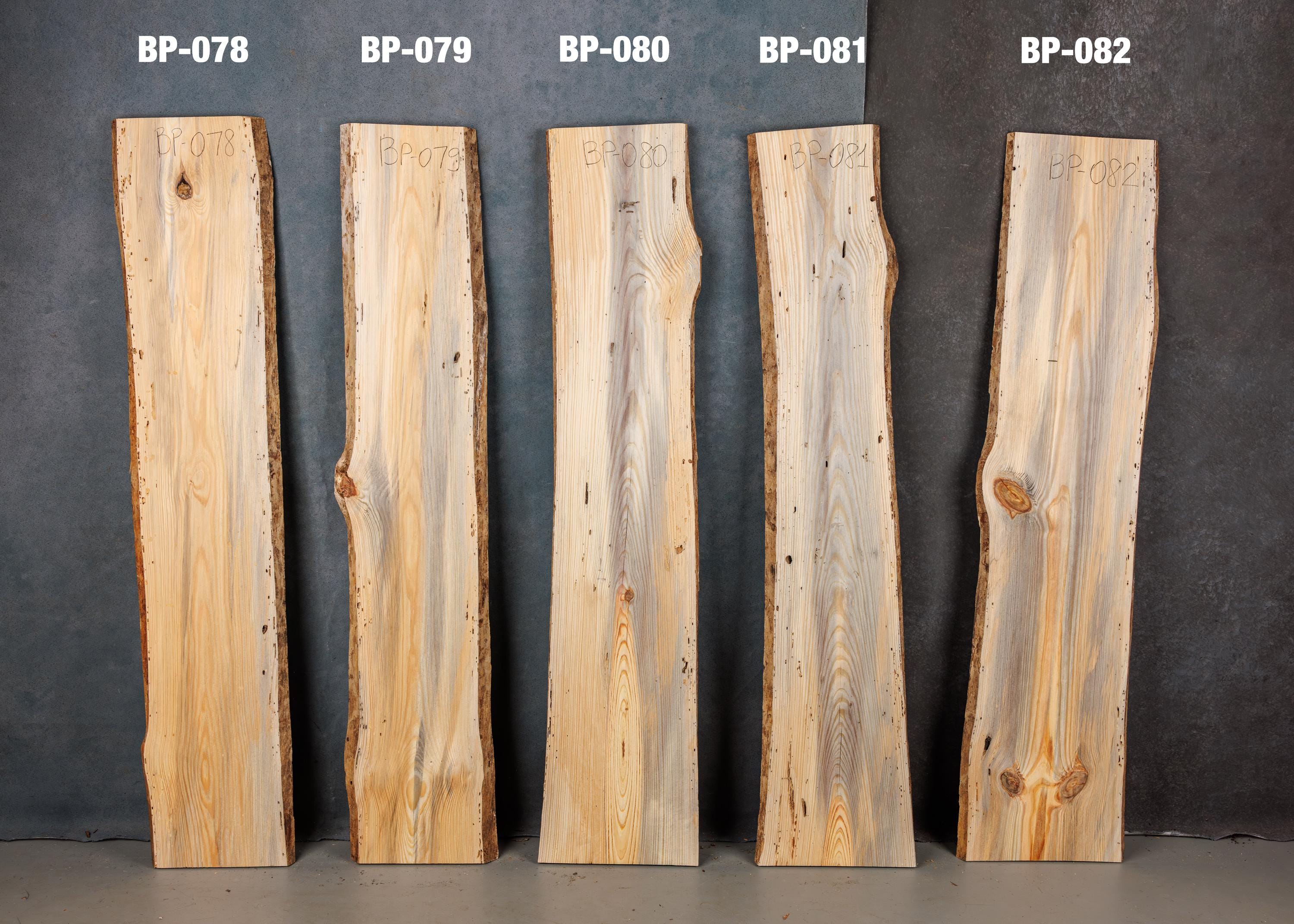 Blue Pine Wood Slabs, Rare Find Rainbow Pine, Live Edge Boards, DIY ...