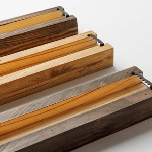 Slim Wood Wall Pockets 12-14" X 3" Vases | Made From Pine Tree Wood ...