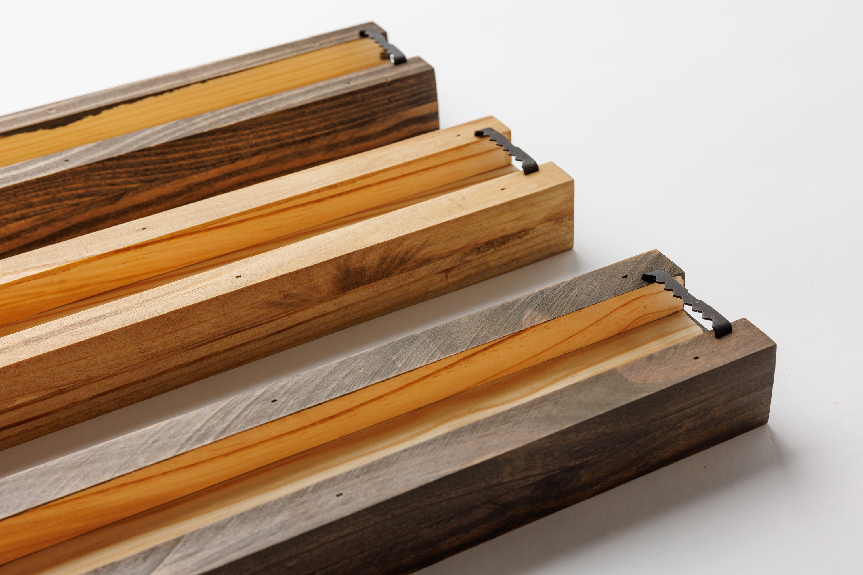 Slim Wood Wall Pockets 12-14" X 3" Vases | Made From Pine Tree Wood ...