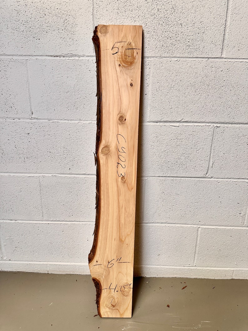 Cypress Wood Slab CY23 Live Edge Board, DIY Woodworking Supplies ...
