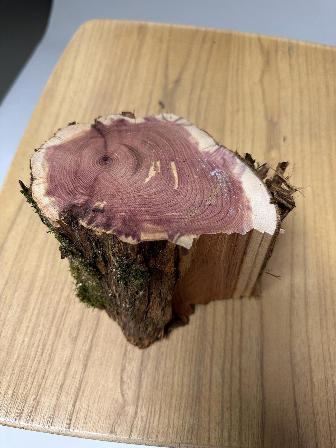 Red Cedar Log Stump Rustic Wedding Decor Rustic Table Centerpiece Wood ...