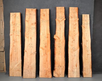 Cypress Wood Slab (CY046) Set of 2 Live Edge Boards, DIY Woodworking ...