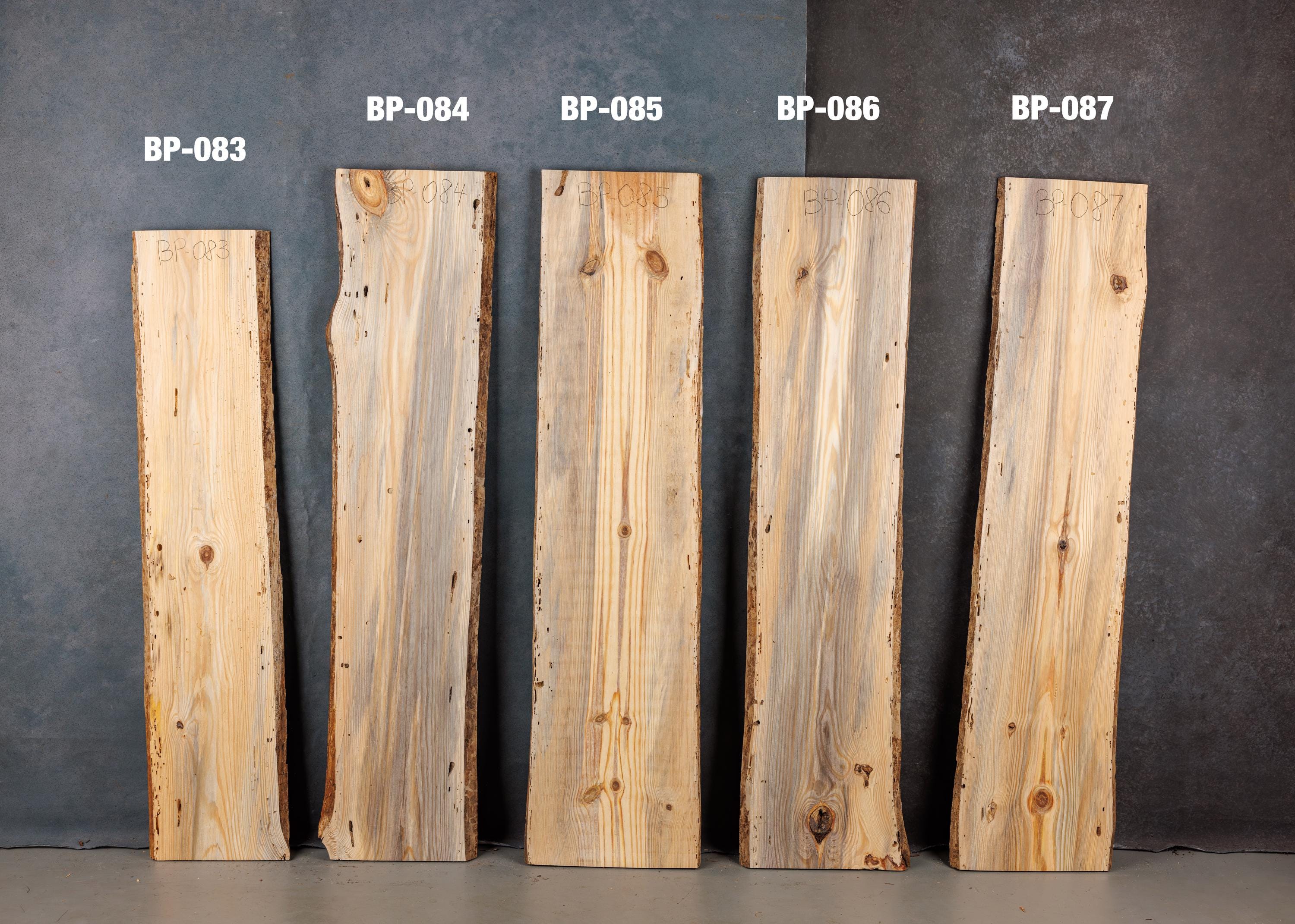 Blue Pine Wood Slabs, Rare Find Rainbow Pine, Live Edge Boards, DIY ...