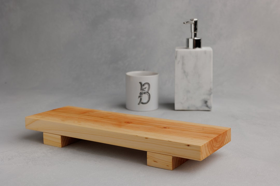 Wood Riser 12x4 Cypress Wood Tray, Decorative Tray, Candle Riser ...