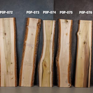 Tulip Poplar Wood Slabs, Live Edge Boards for Tabletop, DIY Woodworking ...