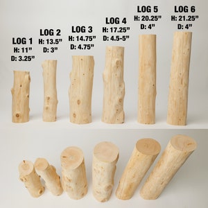 Debarked Cypress Tree Log Stumps | Rustic Wedding Decor | Rustic Table ...