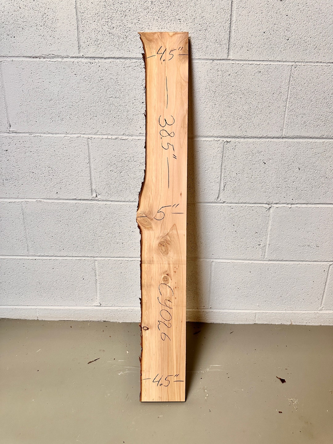 Cypress Wood Slab CY026 Live Edge Board, DIY Woodworking Supplies ...