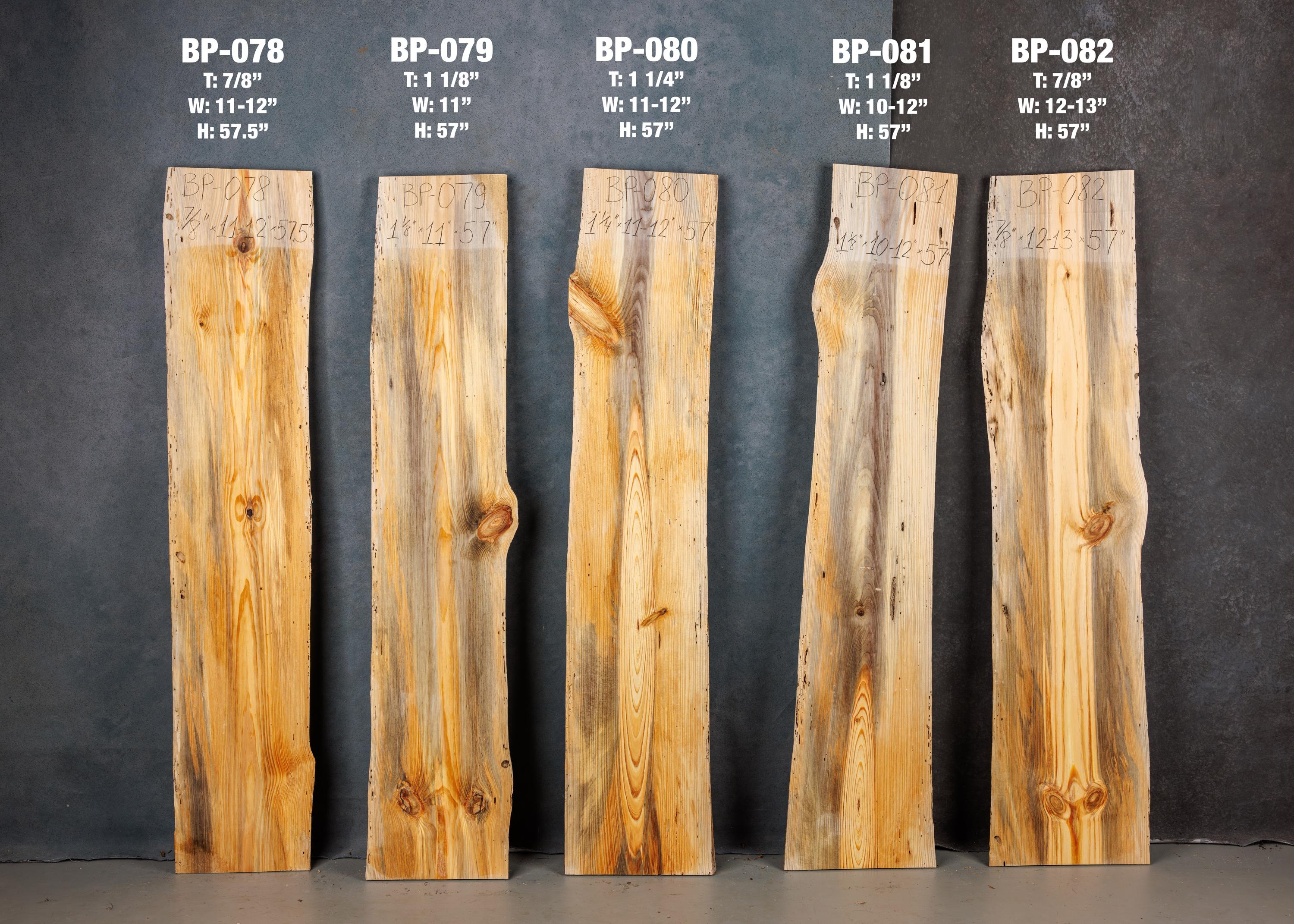 Blue Pine Wood Slabs, Rare Find Rainbow Pine, Live Edge Boards, DIY ...