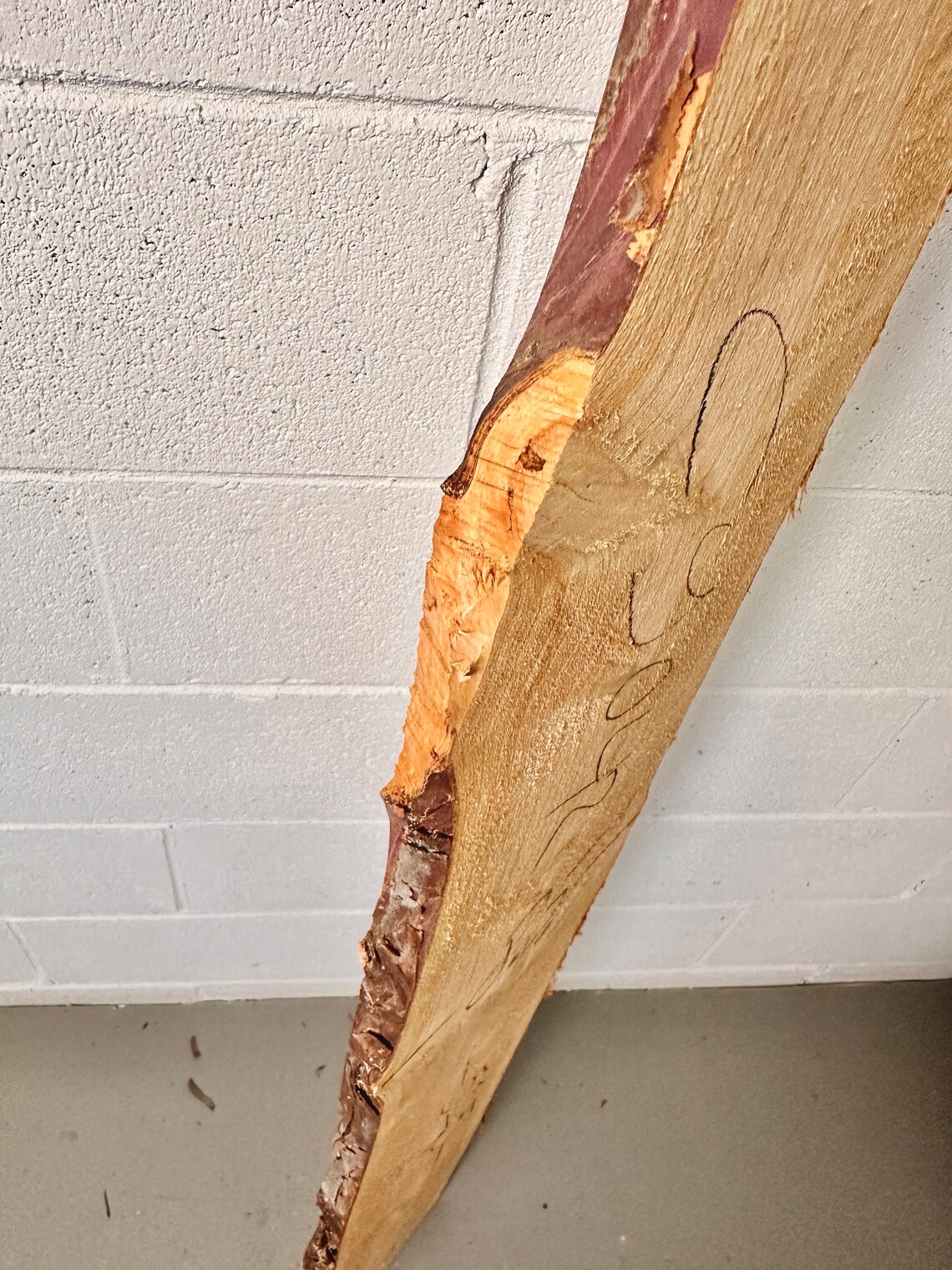 Cypress Wood Slab CY042 Live Edge Board, DIY Woodworking Supplies ...