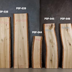 Tulip Poplar Wood Slabs, Live Edge Boards, DIY Woodworking Supplies ...