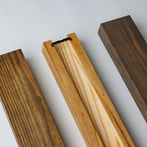 Slim Wood Wall Pockets 12-14" X 3" Vases | Made From Pine Tree Wood ...