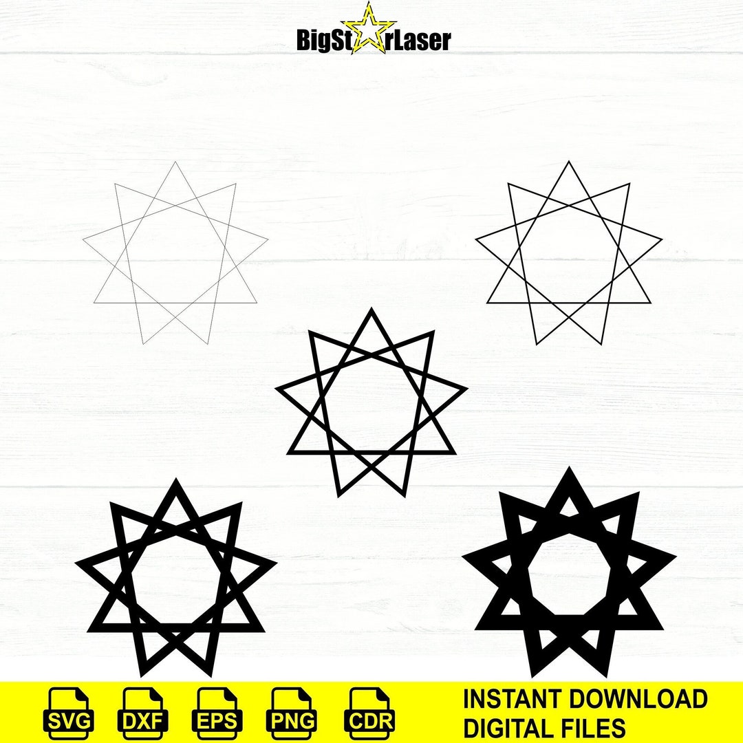 5 Super Star Design. A Digital File for Instant Download. for Laser ...