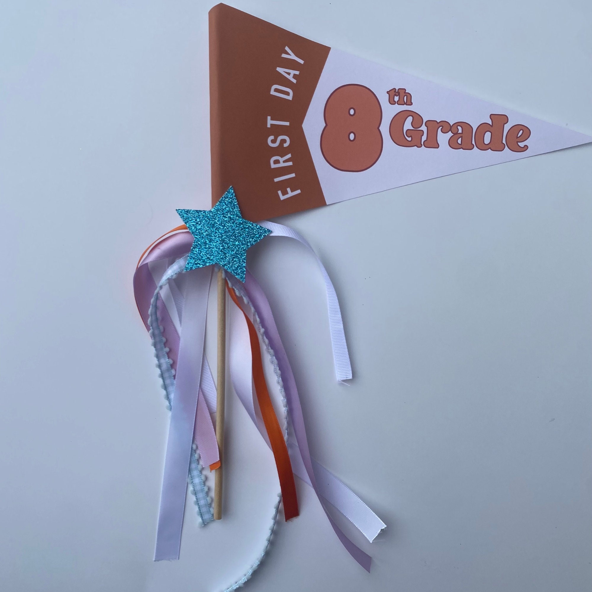 First Day of School Pennant Flag, Back to School, Picture Day ...