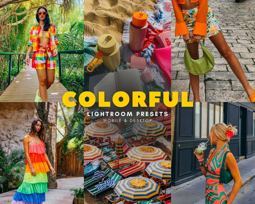 15 Vibrant Lightroom Presets Mobile & Desktop | Colorful Presets, Moody ...