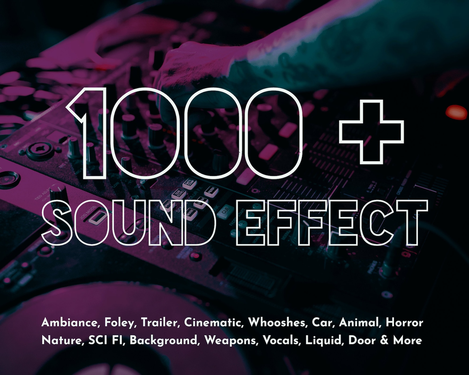1000 Professional Sound Effects Pack for Video Film Content Creator ...