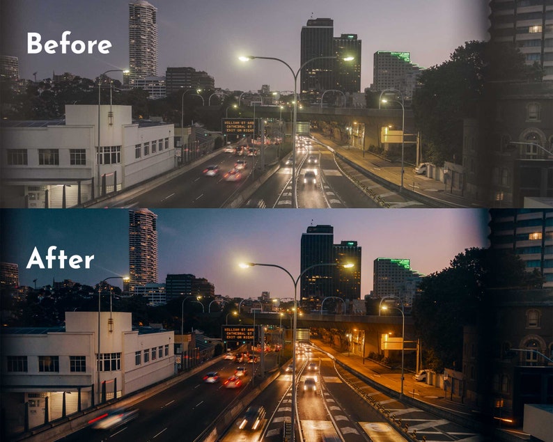 20 Night Cinematic Luts Pack for Color Grading Video Presets, Photo ...