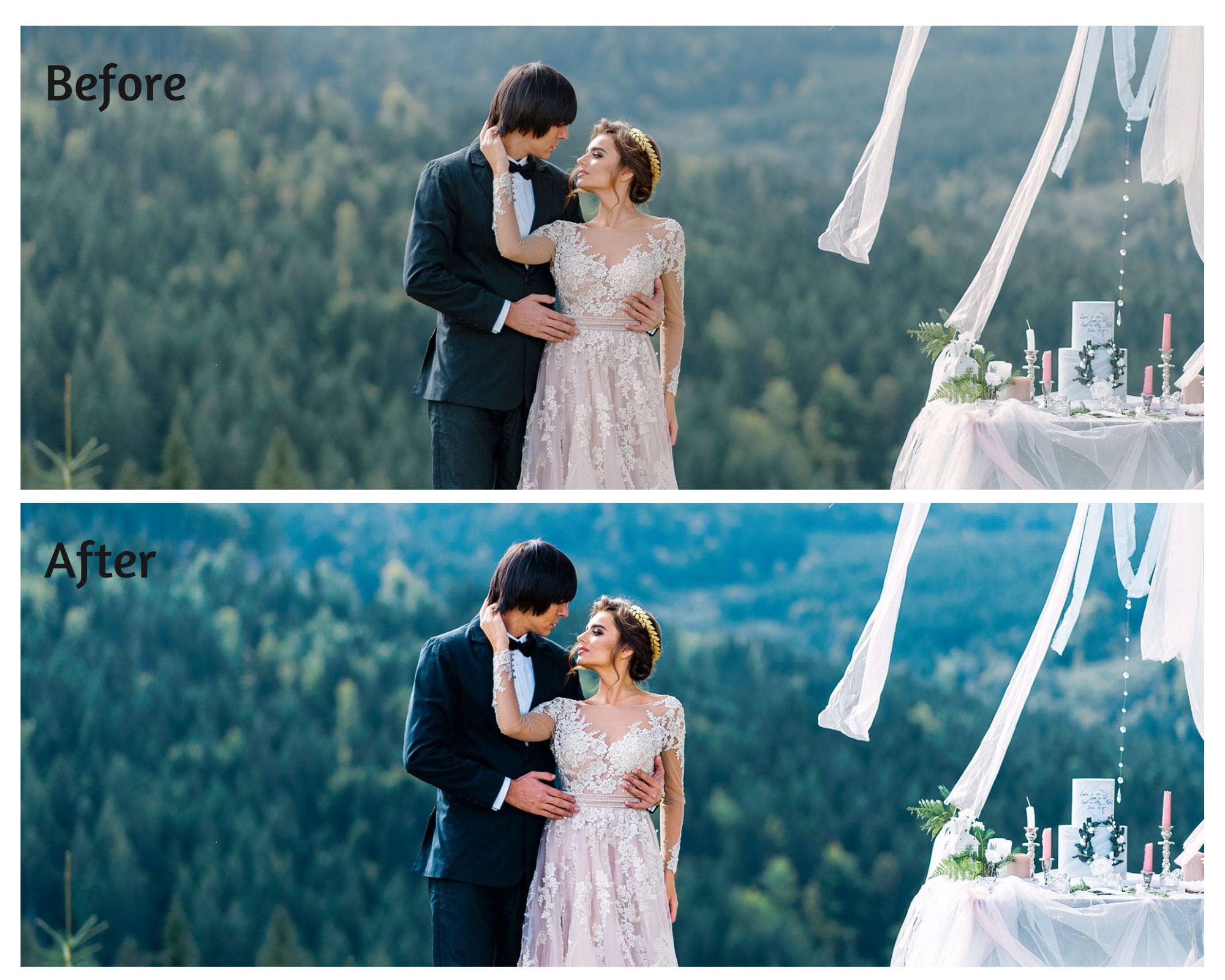 50 WEDDING Film Luts Pack Color Grading Wedding Presets, Wedding ...