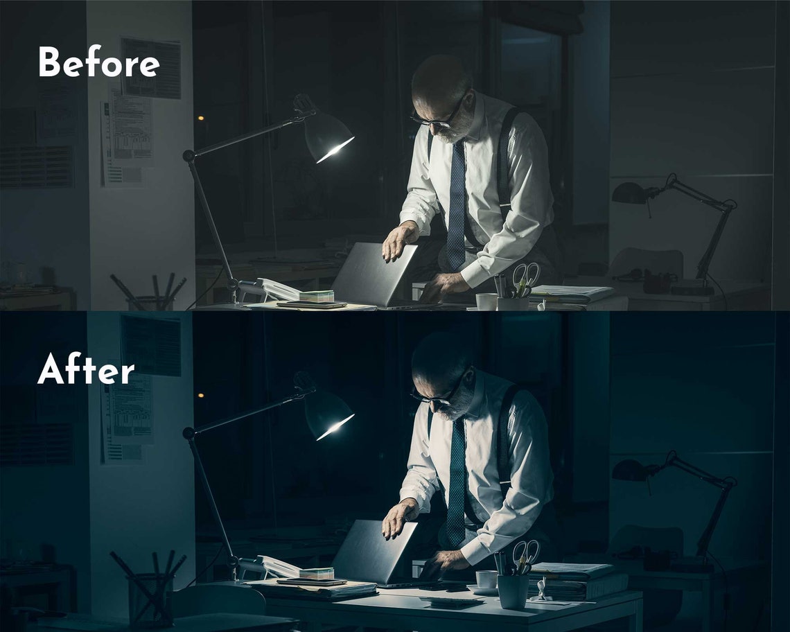 20 Night Cinematic Luts Pack for Color Grading Video - Etsy