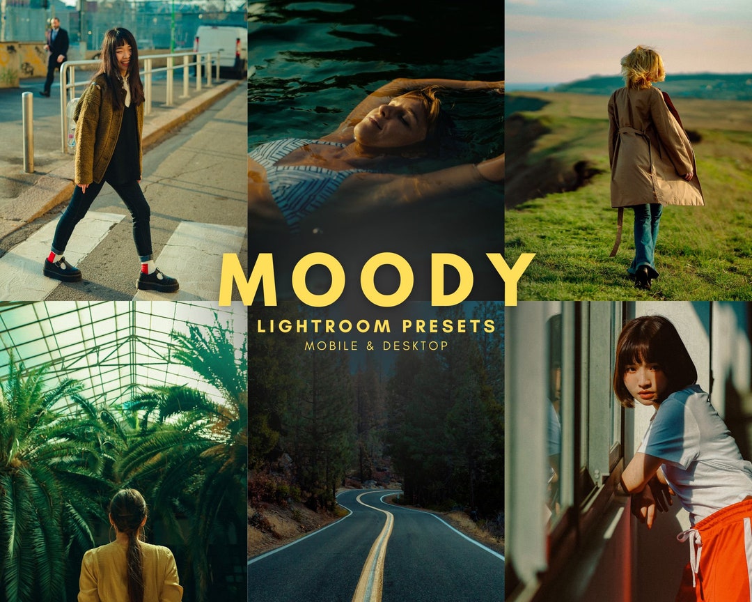 40 MOODY Lightroom Presets | Moody Presets, Cinematic Presets, Photo ...