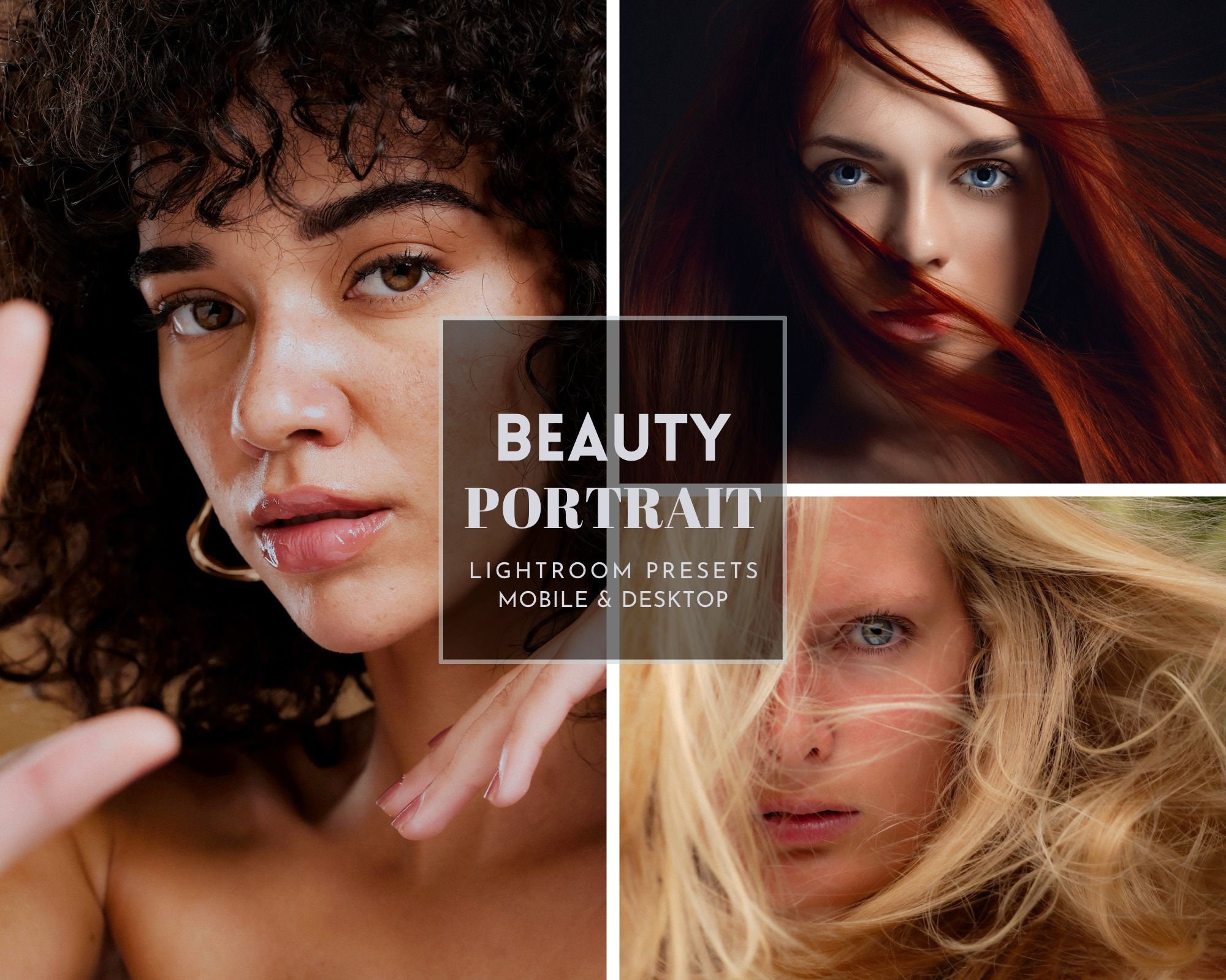 15 BEAUTY PORTRAIT Lightroom Presets Mobile & Desktop Photo Editing ...