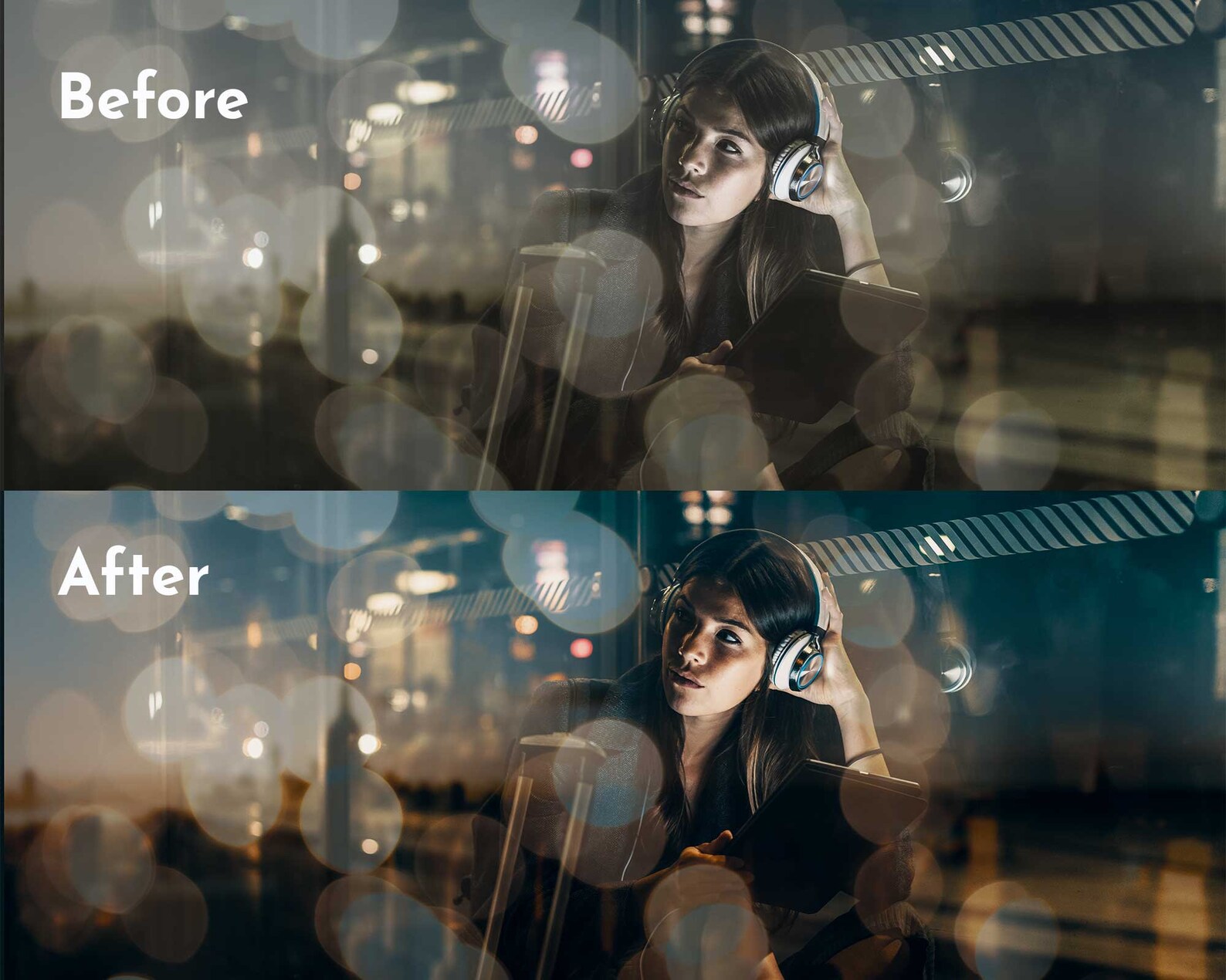 20 Night Cinematic Luts Pack for Color Grading Video Presets, Photo ...