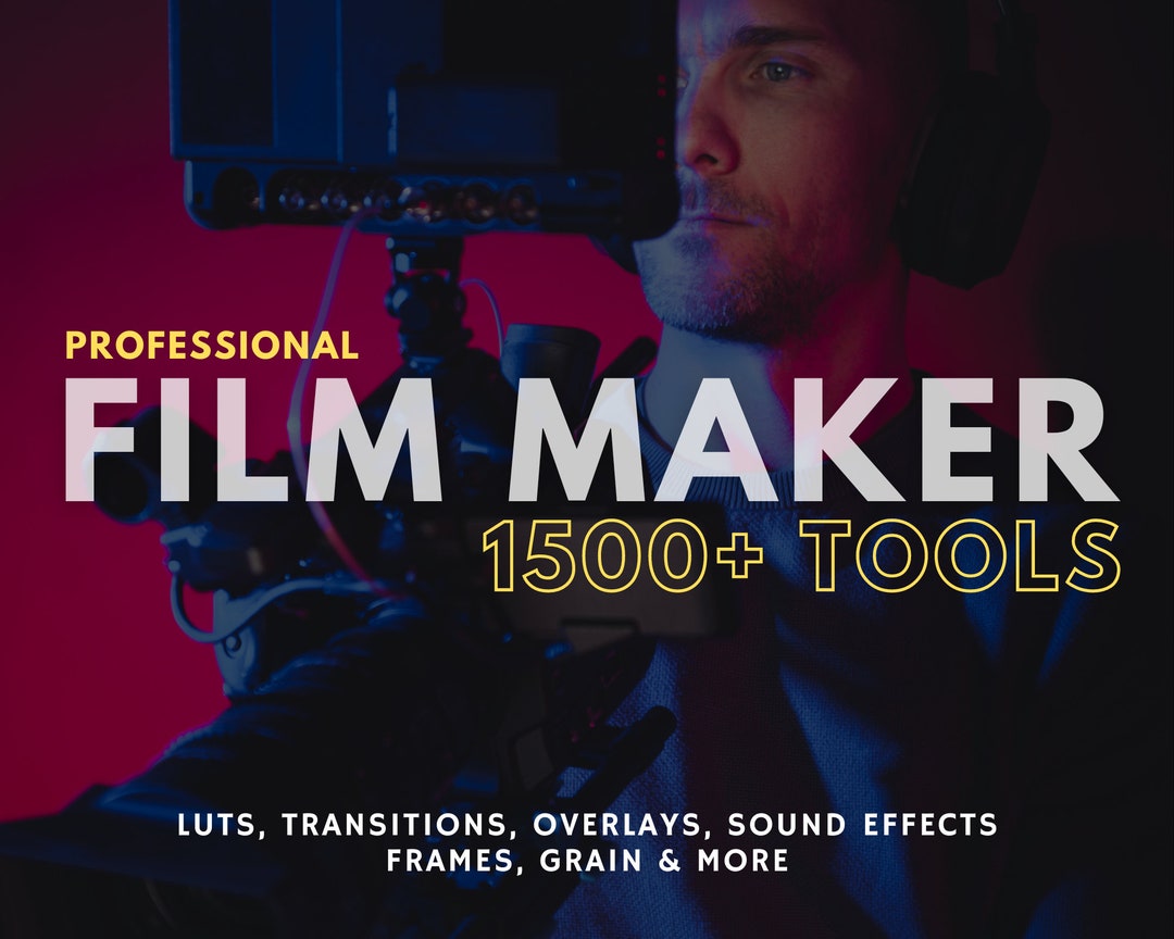 FILMMAKER BUNDLE | 1500+ VIDEO Tools | Video Editing, Sound Effects ...