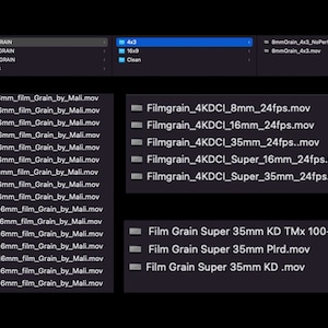 30 Professional 4K Film Grain Video & Textures Pack | 8mm, 16mm, 35mm ...