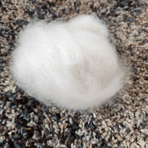 NEW!! Mohair Roving From Our Silver, Jessie! Perfect for Santa Beards ...