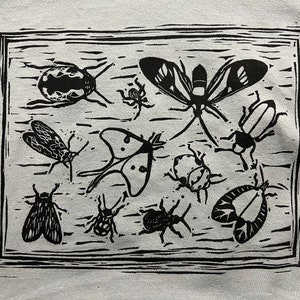 Bug Print Shirt / Hand Printed / Block Printed - Etsy