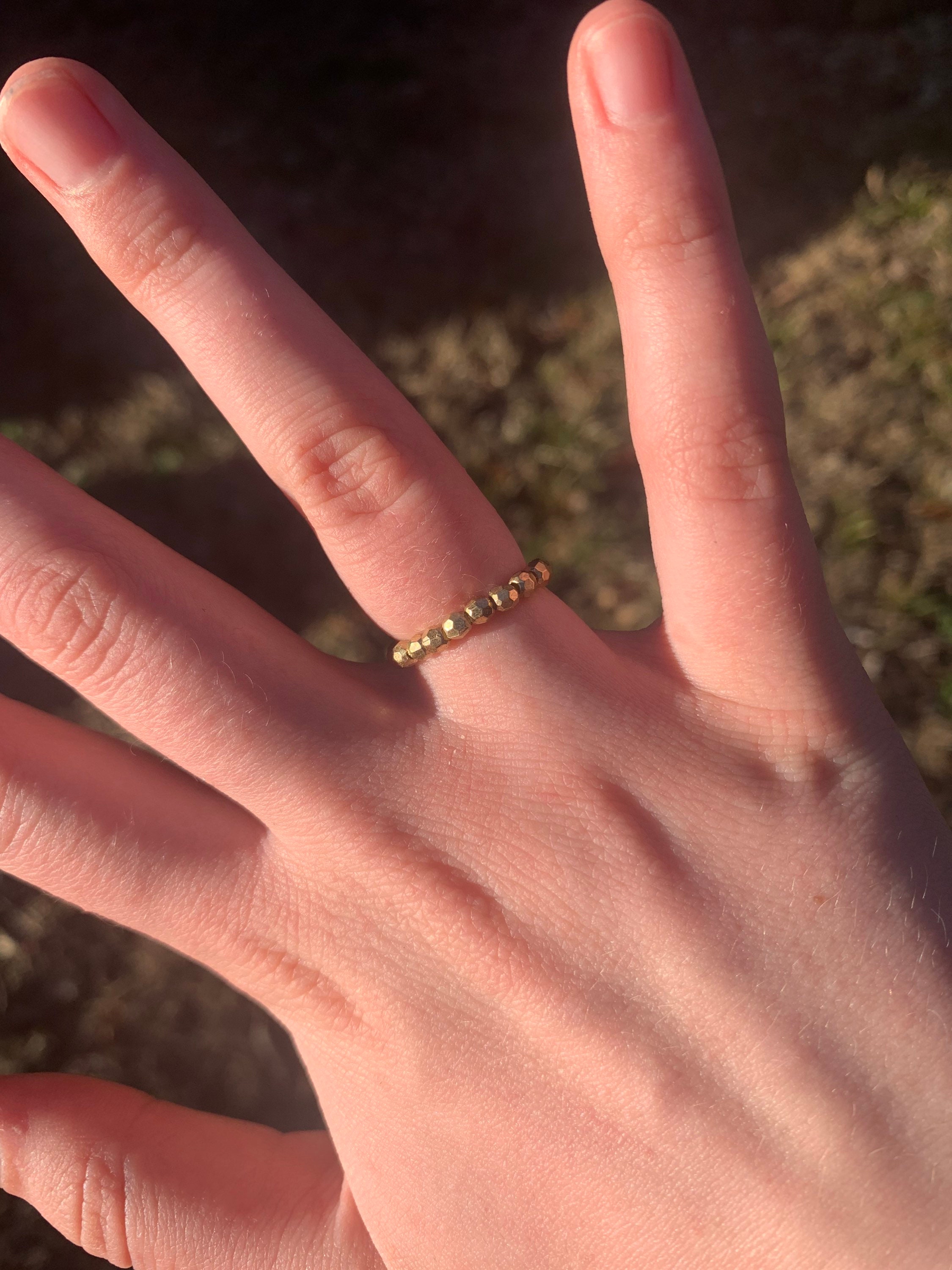 Stackable Heart Rings Preppy Heart Rings Seed Bead Heart - Etsy