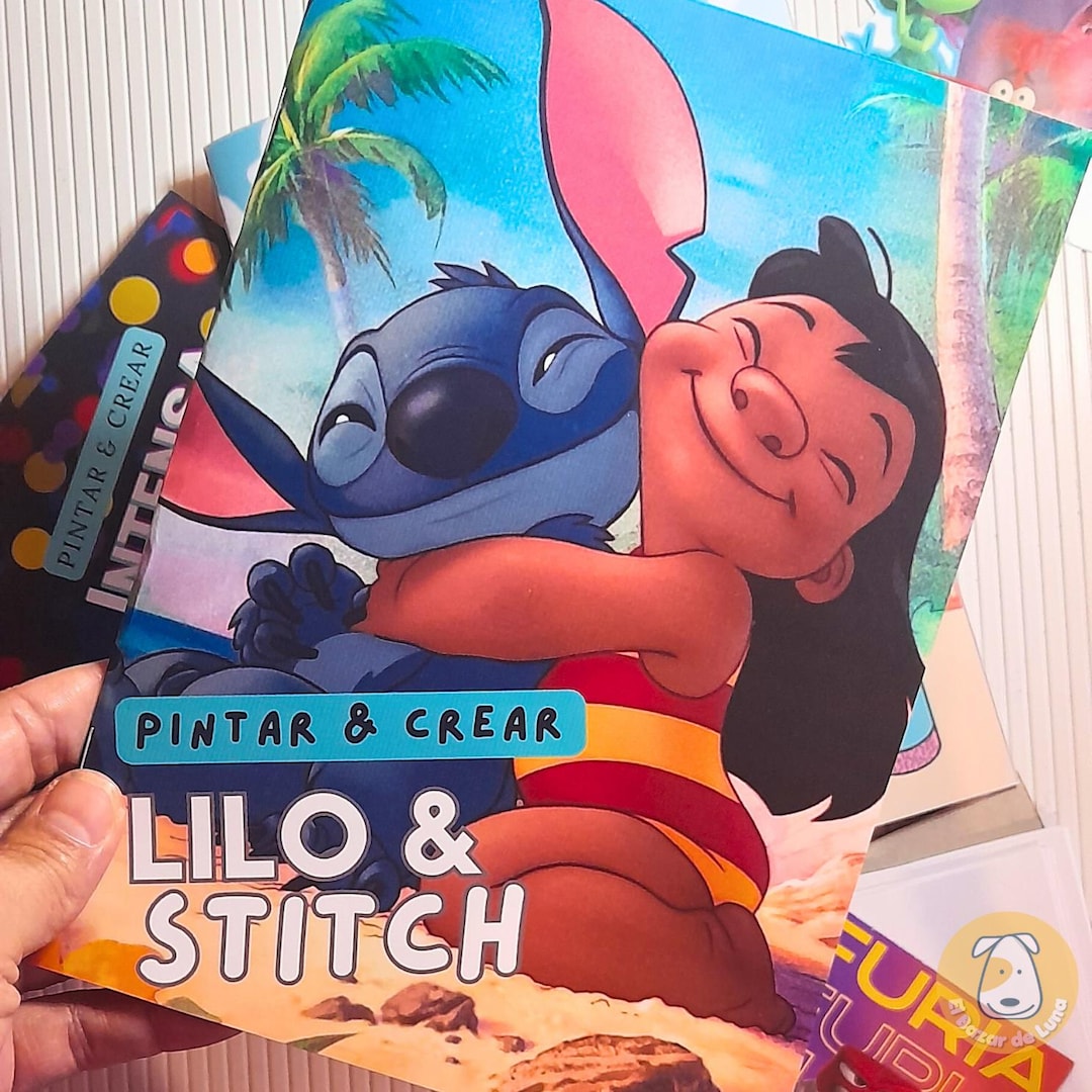 Libros para colorear Lilo & Stitch Editables Power Point / PDF Libros ...