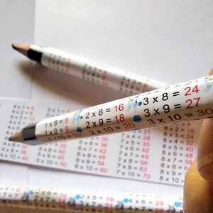 Multiplication Tables for Pencil PDF Cutting File Bluey Design ...