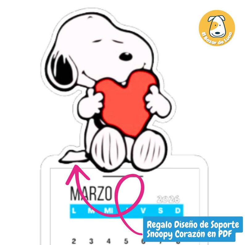 2026 Heart Calendar, Editable in Canva/png and PDF Formats, Includes a ...