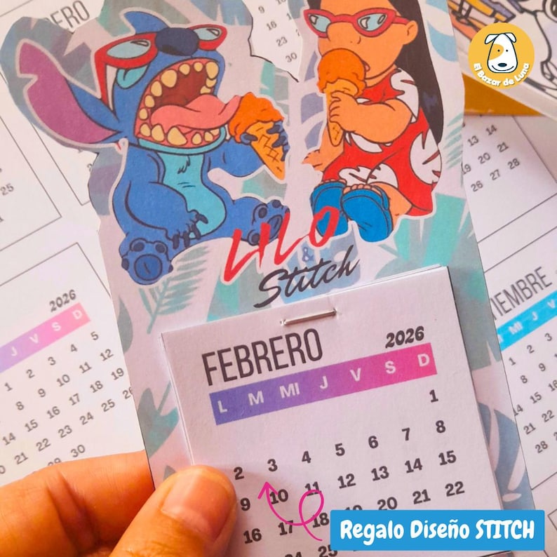 Calendario 2026 Editable En CANVA/ Formatos PNG Y PDF Incluye Regalo ...