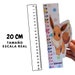 Ruler 20 Cm Pikachu Eevee Charmander PDF / Studio Cutting File Bookmark ...
