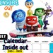 Calendar Inside Out Emociones 2024 - 2025 English Pdf Format Planner ...