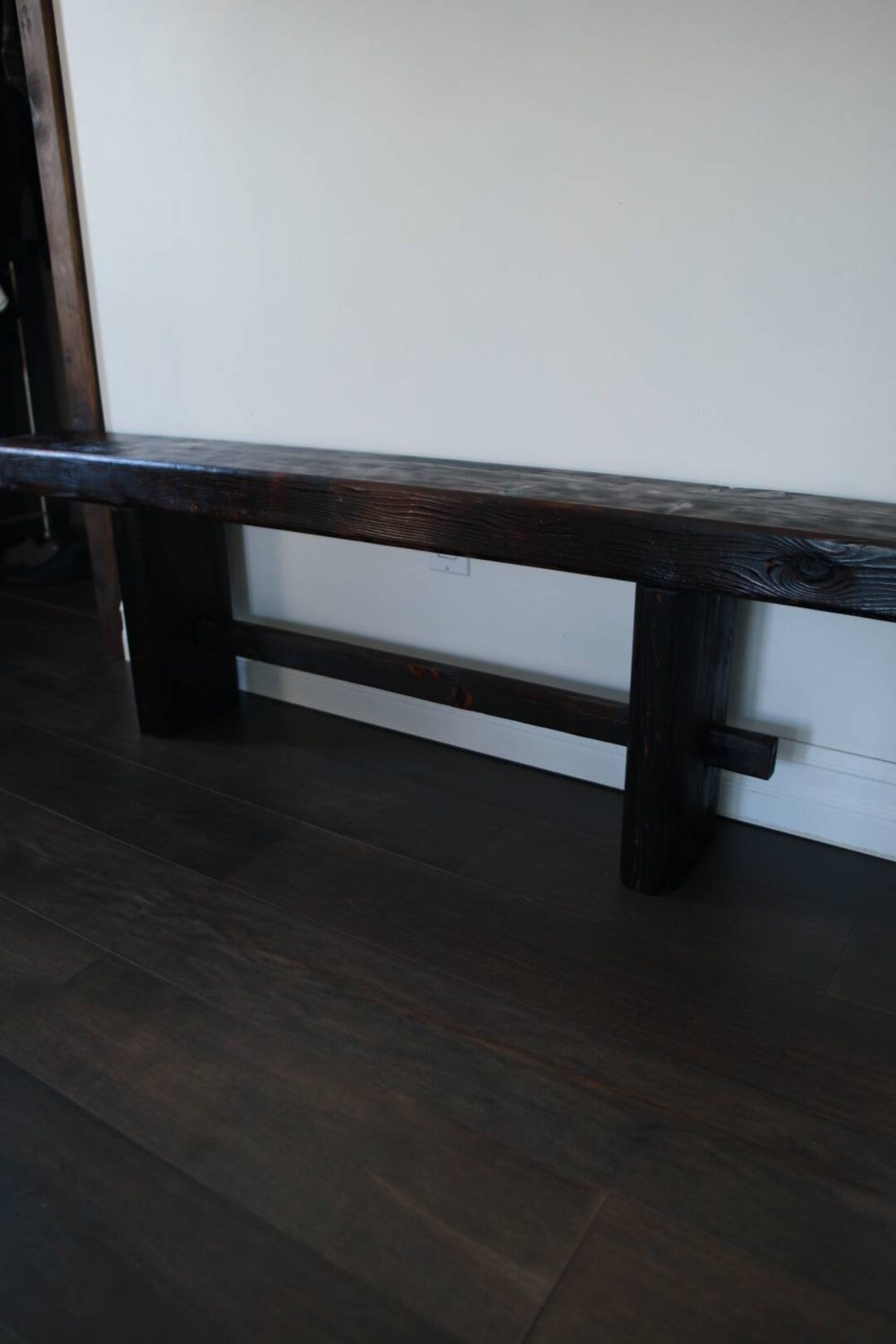 Custom Handmade Wooden Timber Bench - Etsy