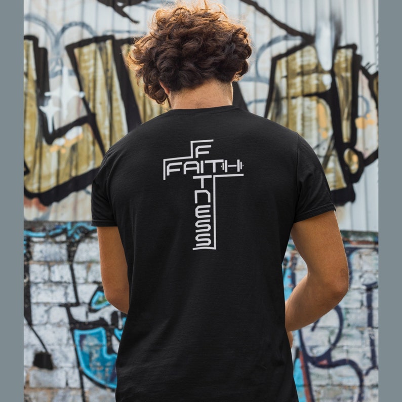 Christian Gym Tee Crossfit Crossfit Workout Shirt T-shirt for - Etsy