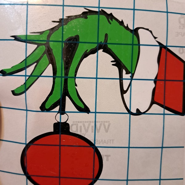 Grinch Head Decals - Etsy