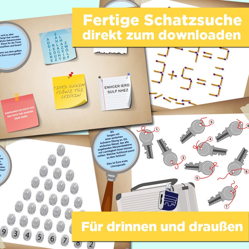 Detective Treasure Hunt for Children's Birthday Parties, Ages 8–11 ...