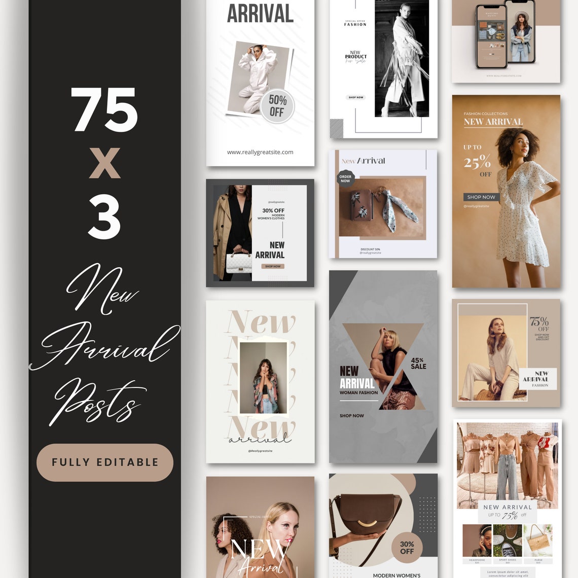 SOCIAL MEDIA KIT Facebook Templates Instagram Template - Etsy