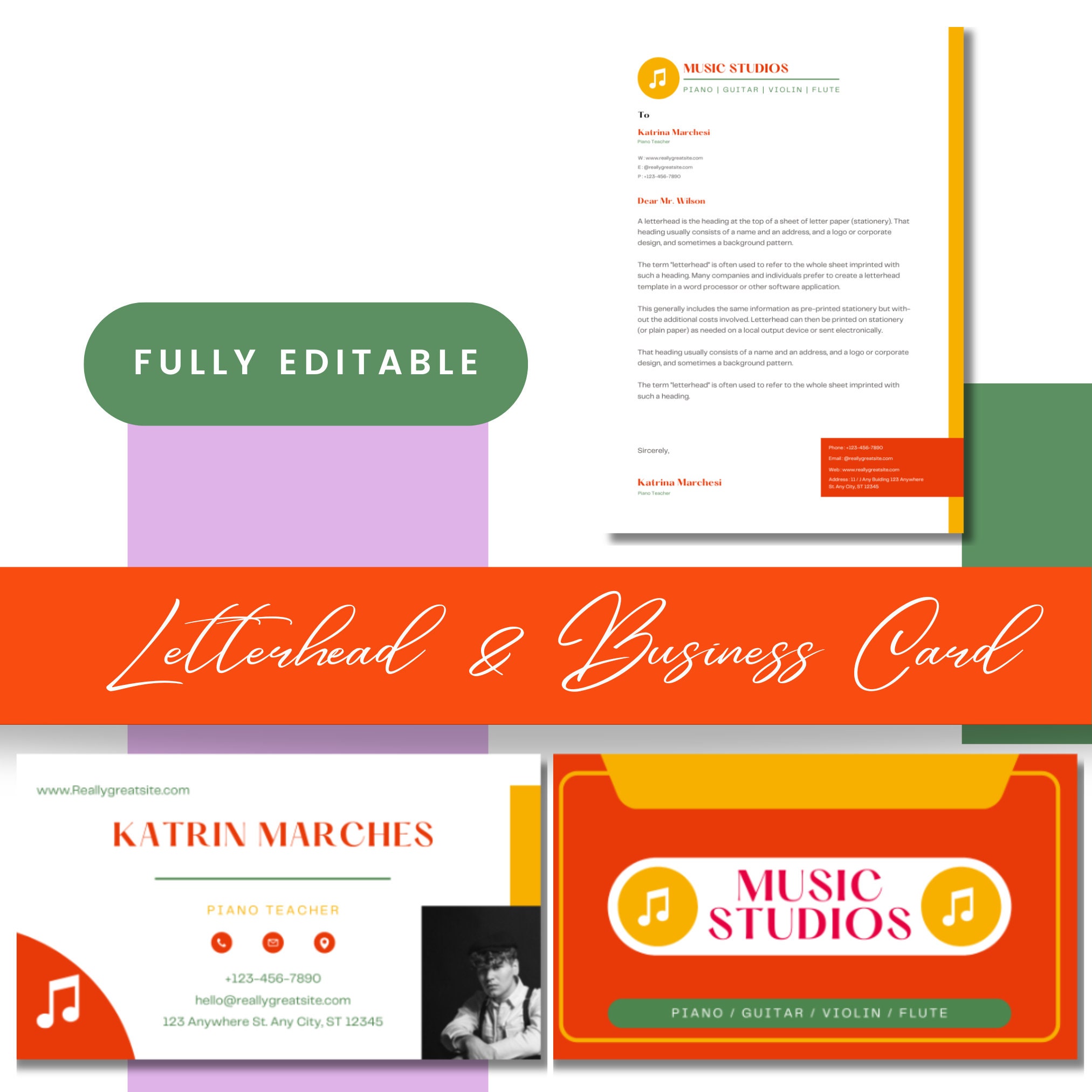 130 Musician Instagram Templates, Social Media Canva Templates ...